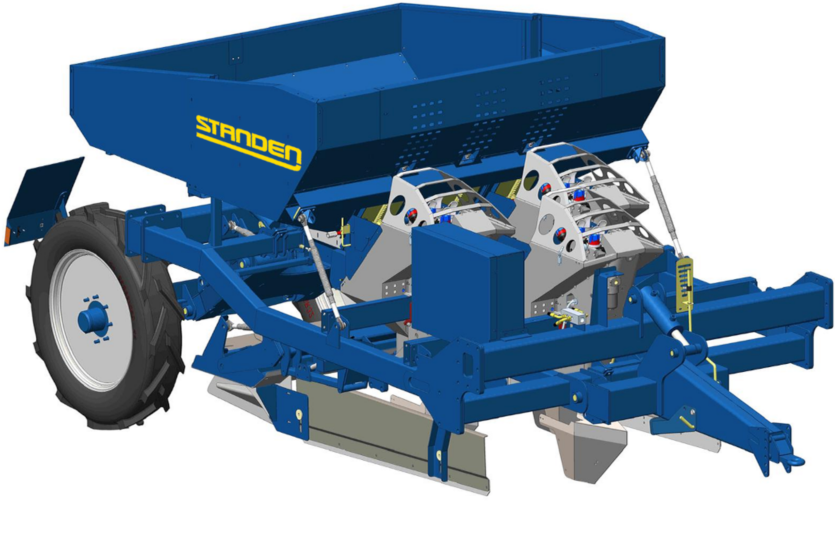 NEW SR300 THREE-ROW TRAILED CUP POTATO PLANTER - British Potato